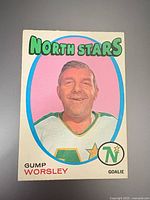 1971 O-Pee-Chee #241 Gump Worsley hockey card | Maxsold