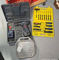 Mastercraft 7.2V cordless drill, screwdriver and bit sets | Maxsold