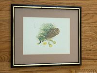 Glen Loates Owl Print 11x13" Framed | Maxsold