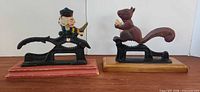 Two cast metal lever nutcrackers | Maxsold