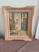 Raymond Wintz signed framed print "The Blue Door" | Maxsold