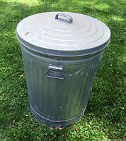 Galvanized Steel Trash Can 30-Gallon | Maxsold