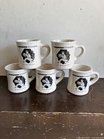 Set of 5 Vintage Ultima China Dinerware Advertising Mugs | Maxsold
