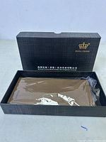 Eliza Crown Leather Wallet with Box | Maxsold