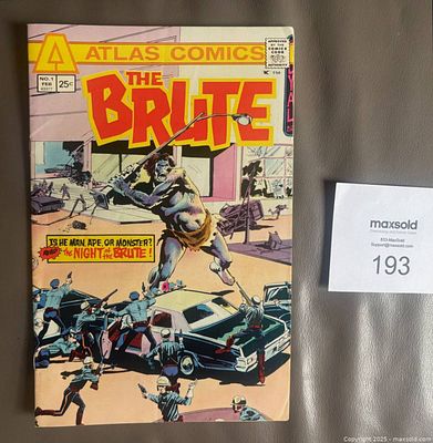 1975 Atlas Comics The Brute #1 comic book | Maxsold