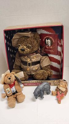 100th Anniversary Teddy Bear & 3 Plush Figures | Maxsold