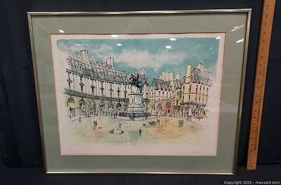 Framed signed limited edition print | Maxsold