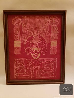 Original batik artwork signed Holley | Maxsold