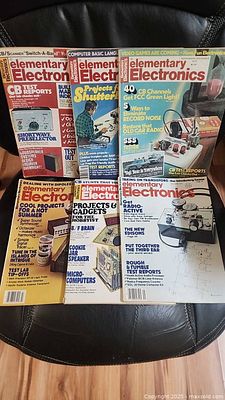 6 Elementary Electronics magazines 1976-1979 | Maxsold