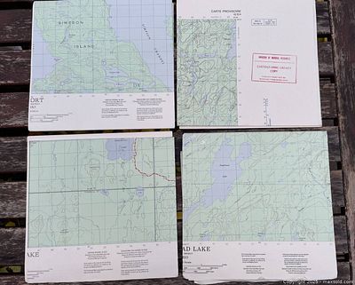 Four Ontario 1:50,000 topographic maps | Maxsold