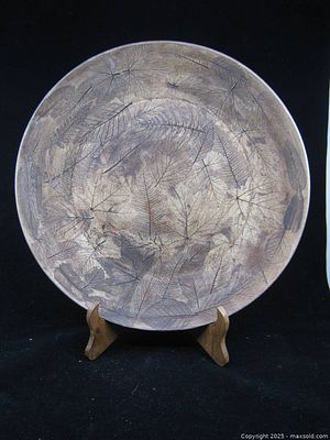 Scott Beardsley studio pottery charger | Maxsold