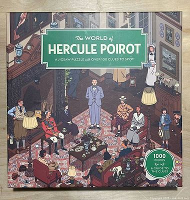 1000-piece sealed Hercule Poirot jigsaw puzzle | Maxsold