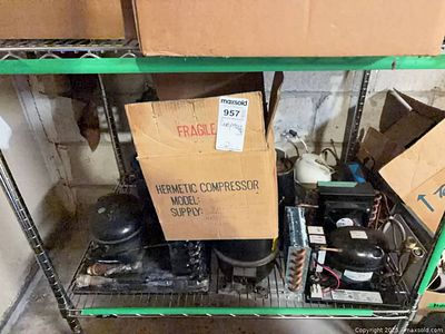 Refrigeration compressors and fan assembly | Maxsold