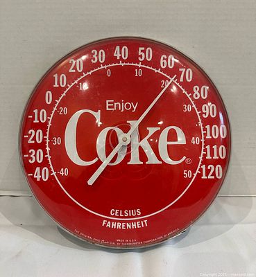 Vintage Coca-Cola “Enjoy Coke” Thermometer | Maxsold