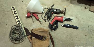 Milwaukee Screw Gun, Hopper, Drill, Tools | Maxsold