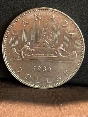 1980 Canada Voyageur Nickel Dollar Coin | Maxsold