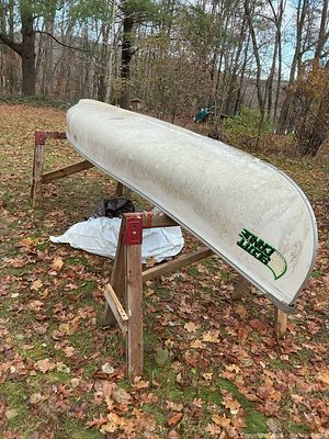 Scott 16 ft fiberglass canoe | Maxsold