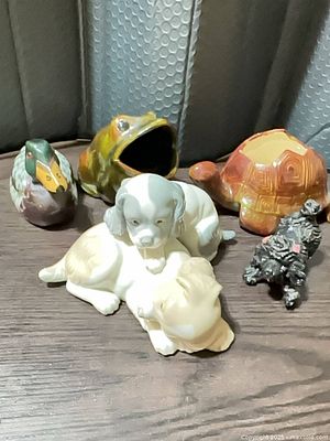 Porcelain and ceramic figurines, 5 pcs | Maxsold