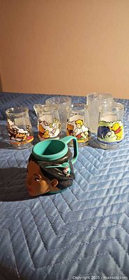 Welch's Winnie the Pooh jelly jars and character mugs | Maxsold