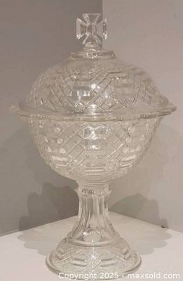 Antique EAPG Bryce Walker lidded compote | Maxsold
