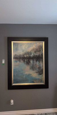Framed landscape artwork signed Carson | Maxsold