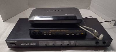 Canopus ADVC-500 Converter, Opcode Translator ProSync, Universal Remote Control | Maxsold