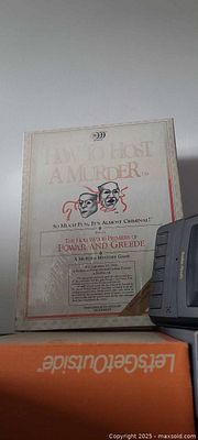 How to Host a Murder sealed game and RadioShack cassette player | Maxsold