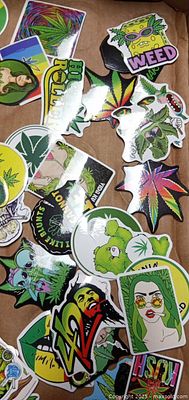 420 weed themed stickers | Maxsold