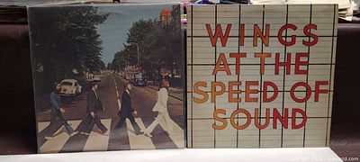 Beatles Abbey Road & Wings Speed Of Sound LPs | Maxsold