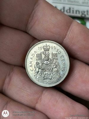 1985 Canadian 50 Cent Coin | Maxsold