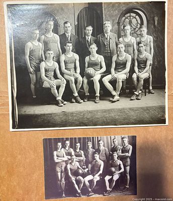 1931 Taylor University men’s basketball team photos | Maxsold