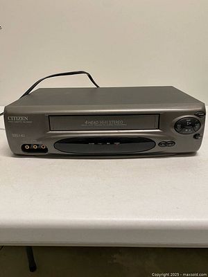 Citizen JVHS3975 VHS HQ 4-Head Hi-Fi Stereo VCR | Maxsold