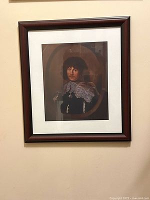 Framed portrait print of James Harrington | Maxsold
