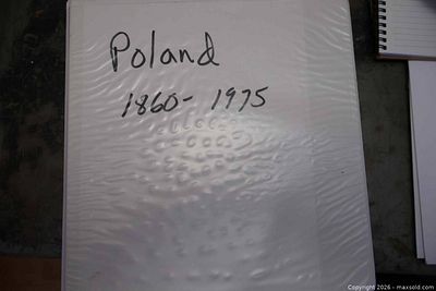 Poland stamp album 1860-1980 with stock cards | Maxsold