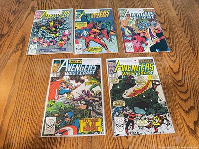 Marvel Avengers West Coast #51-55 Comics | Maxsold