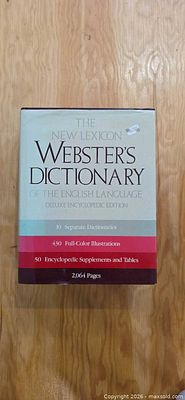 The New Lexicon Webster's Dictionary Deluxe Encyclopedic Edition | Maxsold