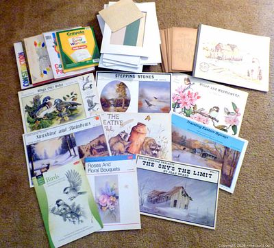 Art instruction books and watercolor paper | Maxsold