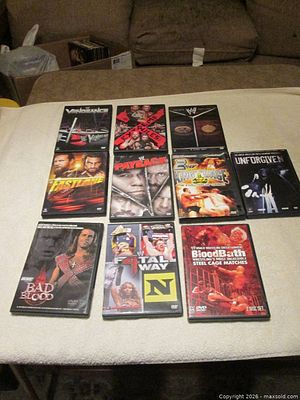 Wrestling DVDs lot #4 | Maxsold