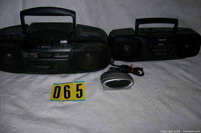 Boom Boxes and Timex Clock | Maxsold