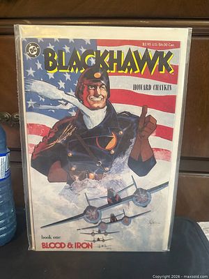 1988 DC Blackhawk: Blood & Iron Book One Comic | Maxsold