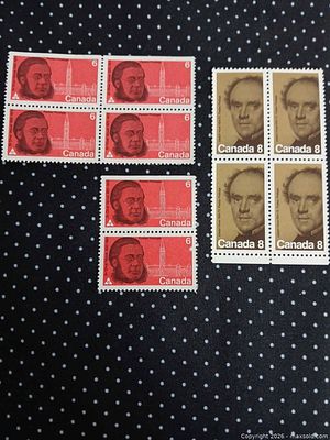 Canada 6¢ and 8¢ definitive postage stamps, 10 unused | Maxsold