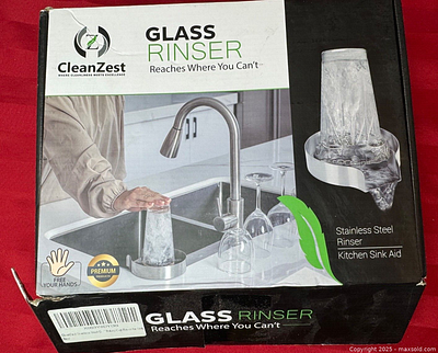 CleanZest stainless steel glass rinser | Maxsold