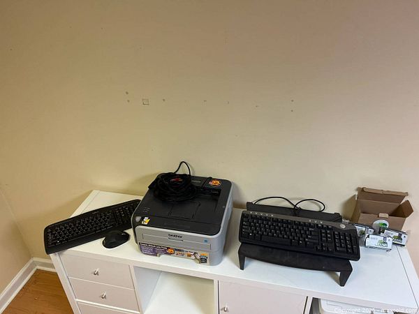 Brother HL-2170W Mono Laser Printer with Logitech Wireless Keyboard and ...