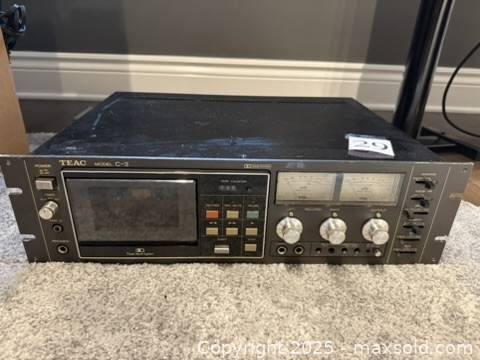 TEAC C-3 three-head cassette deck | Maxsold