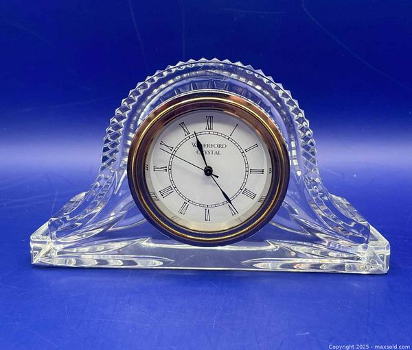 Waterford Wharton Crystal Mantel Clock | Maxsold