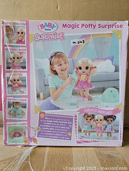 Baby Born Magic Potty Surprise Doll Set | Maxsold