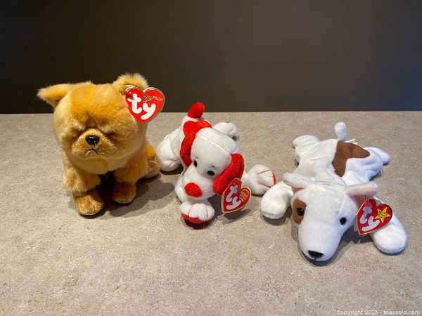 Ty Beanie Babies Dog Plush Set of 3 | Maxsold