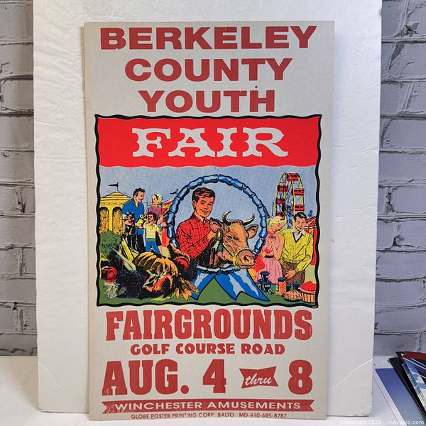 Vintage County Fairgrounds poster | Maxsold