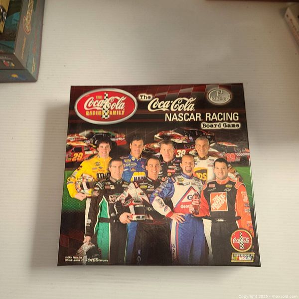Coca-Cola NASCAR Racing Board Game | Maxsold