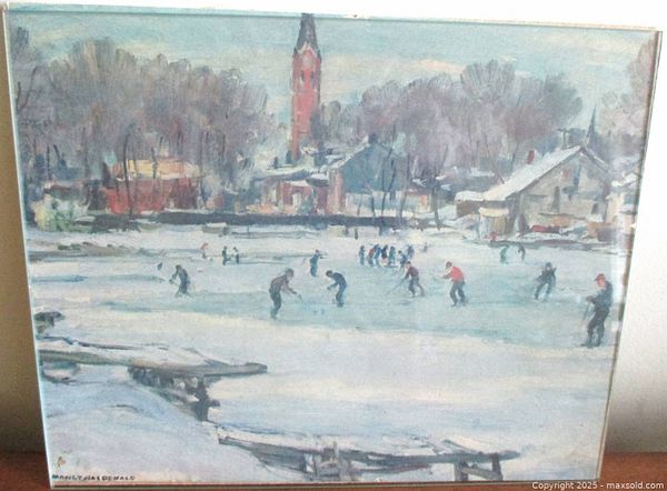 1964 Manly MacDonald CIBC framed print | Maxsold
